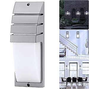 IP64 Waterproof Outdoor Wall Light Decorative Wall Sconce Porch Lamp 8W Energy Saving COB Stair Light Bright and Soft LED Wall Lamp for Home Patio Garden Walkway