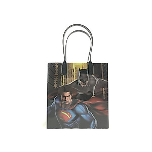 DC Comics Batman Vs. Superman 12 Pcs Goodie Bags Party Favor Bags Gift Bags Birthday Bags