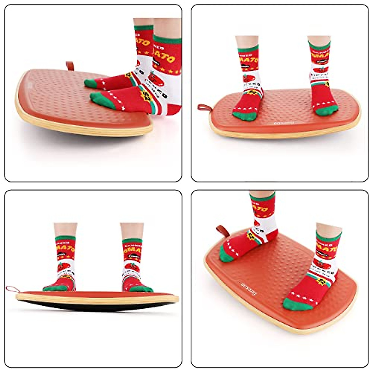 48×24 inch Electric Standing Desk Adjustable Height with Wobble Anti Fatigue Mat Balance Board, Stability Rocker, 27''-45'' Lifting Range Stand up Desk for Office/Home