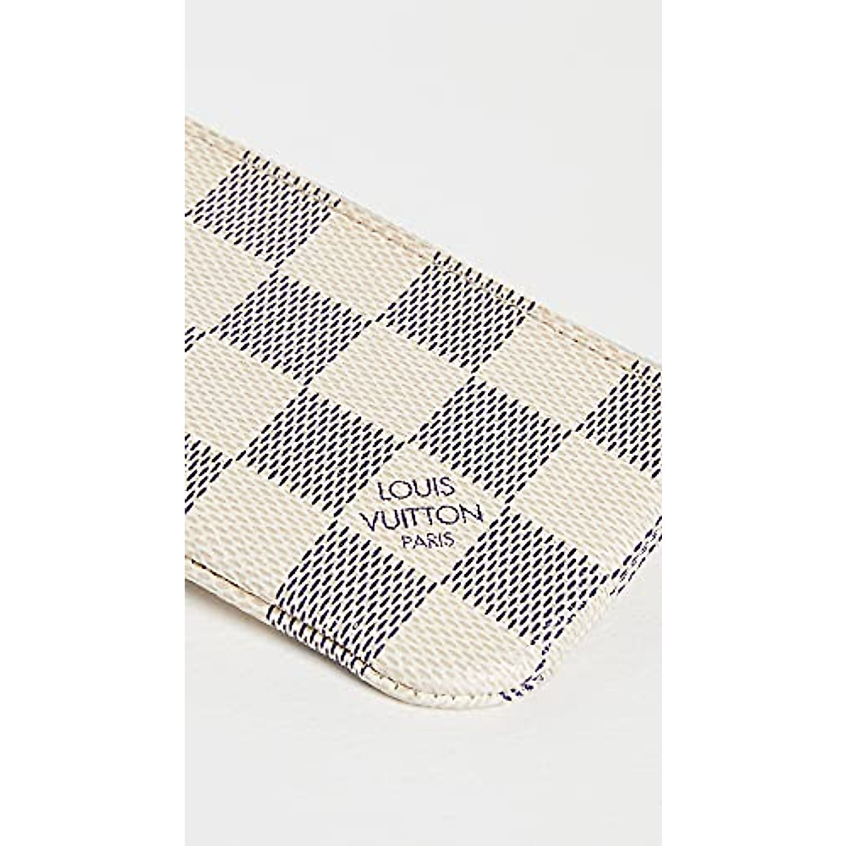 Louis Vuitton Women's Pre-Loved Pochette Cles, Damier Azur, White, One Size