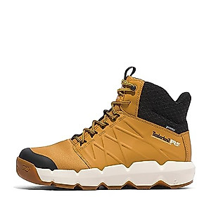 Timberland PRO Men's Morphix 6 Inch Composite Safety Toe Waterproof Industrial Casual Sneaker Boot, Wheat, 14