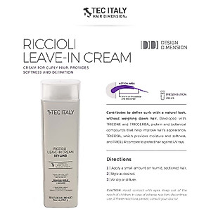 Tec Italy Riccioli Curl Defining - Shampoo, Conditioner & Leave in Cream (Pack of 3)