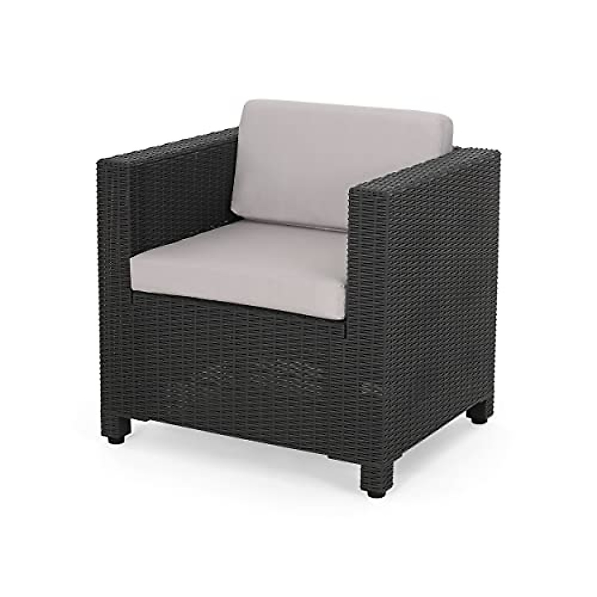 Christopher Knight Home 311164 Outdoor Conversation Sets, Dark Gray + Gray