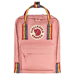 Fjallraven F23621312-907 Kanken Rainbow Mini Pink-Rainbow Pattern