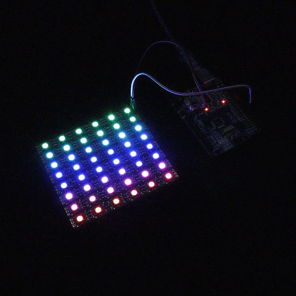 Treedix 48pcs RGB LED WS2812B 5050 Light Board Light Matrix Strip Driver Board Individually Addressable for Arduino and Raspberry Pi