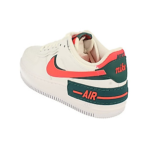 Nike Womens Air Force 1 Shadow White Red DB3902-100 (Numeric_7)