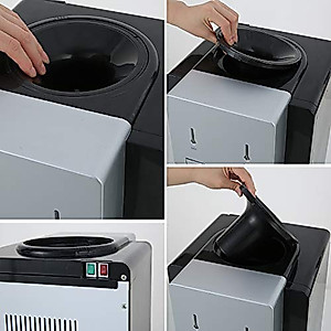 Amay Desktop Water Cooler Dispenser Top Loading Water Dispenser Hot & Cold Water Coolers with Child Safety Lock Drinking Fountain