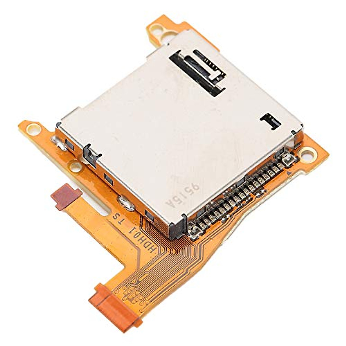 CHENQIAN Game Card Slot for Switch Lite Game Console with Mainboard Replacement Repair Parts Yellow