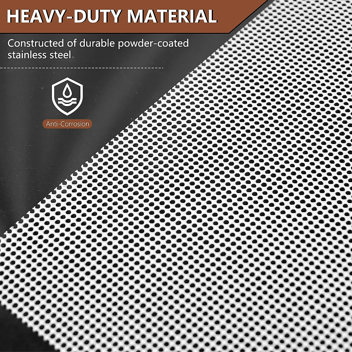 BJADE'S Stainless Steel Mesh Gutter Guard Cover,Leaf Protection,DIY Work for 6'',5'',4''System,Prevents Roof Clogged Downspouts,48ft