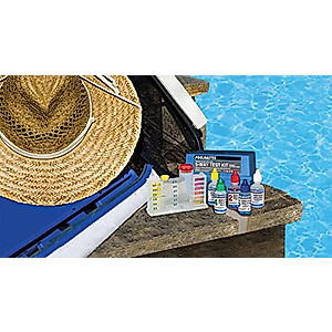Poolmaster Water Chemistry Case (22270) Premiere Collection 5-Way Swimming Pool & Spa Test Kit, Small, Neutral