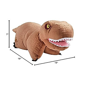 Pillow Pets Jurassic World Trex Dinosaur, 16" Stuffed Animal Plush Dino