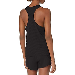 Reebok Training Supply Perforated Racerback Tank Top, Black, XS