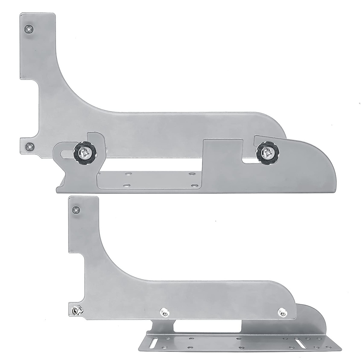 CLERYYE 5WB-DMKIT Door Mount Kit Compatible with Rev-A-Shelf 5WB1 5WB2 5CW2 Series Home Kitchen Cookware Organizers,Waste Containers,Cabinet Pull Out Wire Baskets - Easy to Install