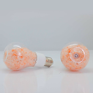 Himalayan Glow Salt Light Bulbs 60-Watt Equivalent, Warm Amber Glow, 7 watts, 2 Count (Pack of 1)