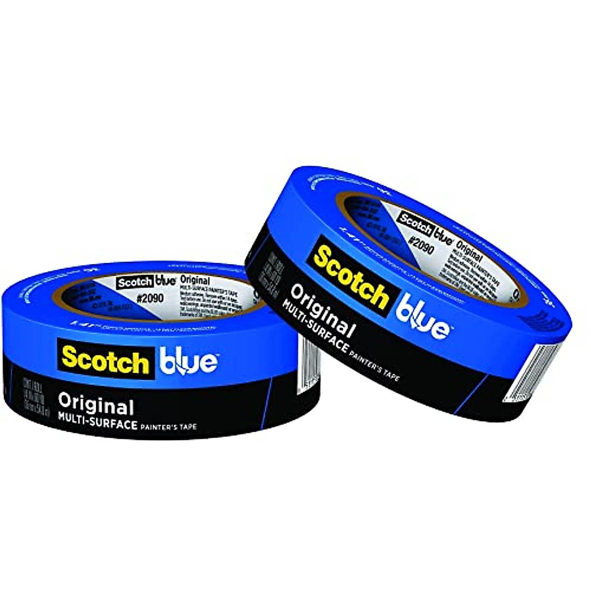 Blue Painter's Tape, Multi-Surface Painter's Tape, 14 Day Clean Release Tape, 0.94 Inches x 60 Yards - 2 Rolls
