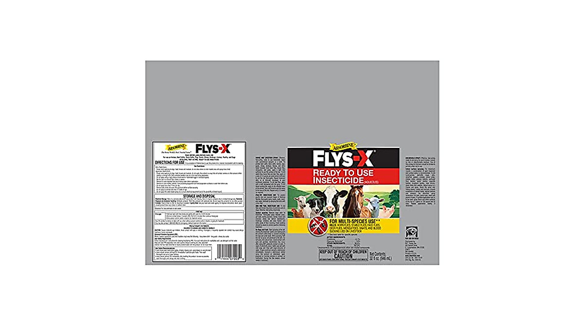 Absorbine Flys-X: Effective Insecticide for Livestock