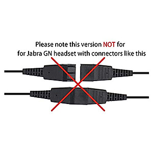 2.5mm Jack to QD Bottom Adapter Cable - Plantronics Alternative to fit Phones with 2.5mm Headset Connection for Cisco SPA303,501G,502G 504G,508G,Cisco Linksys SPA921 922,etc