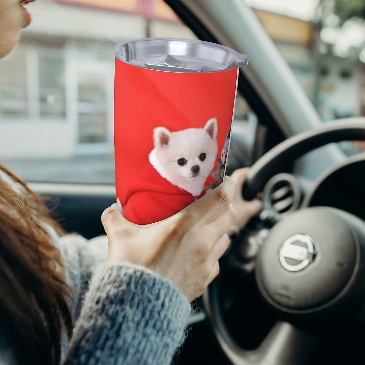 Custom Tumbler 20OZ Stainless Steel Vacuum Isolation, Personalized Stainless Steel Drinking Tumblers with Lid Straw Three-piece set, Customized Travel Cup Mug with Food grade Stainless Steel