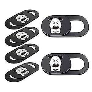 Haulonda Webcam Cover Slider,Ultra Thin Cute Dog Web Camera Lens Shutter-Protect Against Surveillance for Laptop/iPhone/iPad/Smartphone(6Pack)