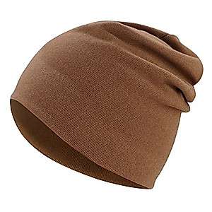 B BINMEFVN Winter Beanie Watch Cap for Men Women - Unisex Slouchy Beanies Skull Cap for Cold Weather