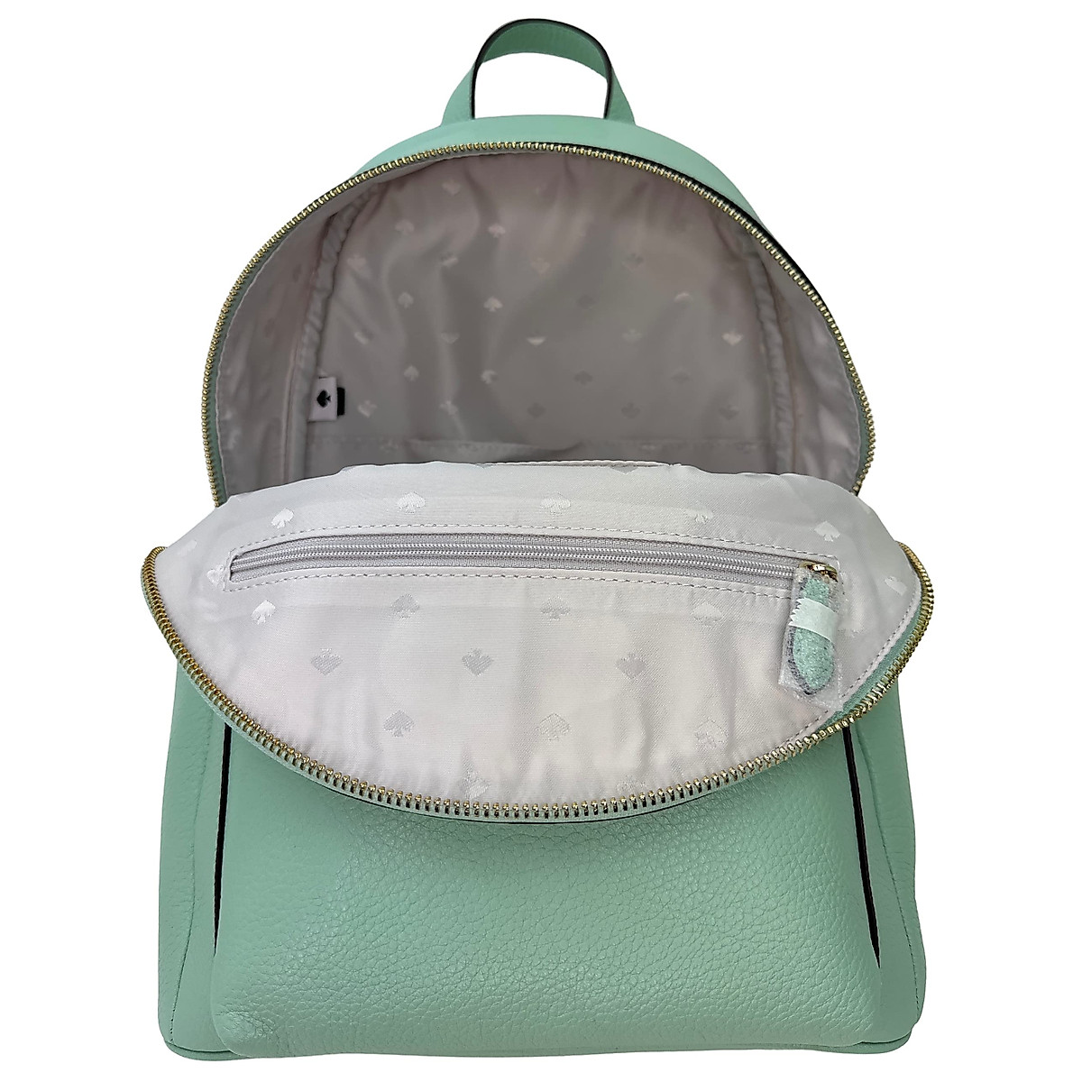 Kate Spade New York Liela Pebbled Leather Medium Dome Backpack (Seawater)