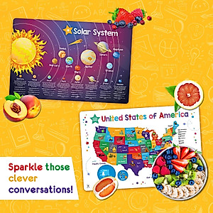 10 Kids Placemats: 2 Packs of 5 Simply Magic Placemats for Kids