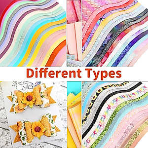 Random Pattern Faux Leather Sheets: LATIIZ 24Pcs 8X6 Inch Floral Printed Solid Colored Mixed Leatherette Sheet for Crafts Earrings