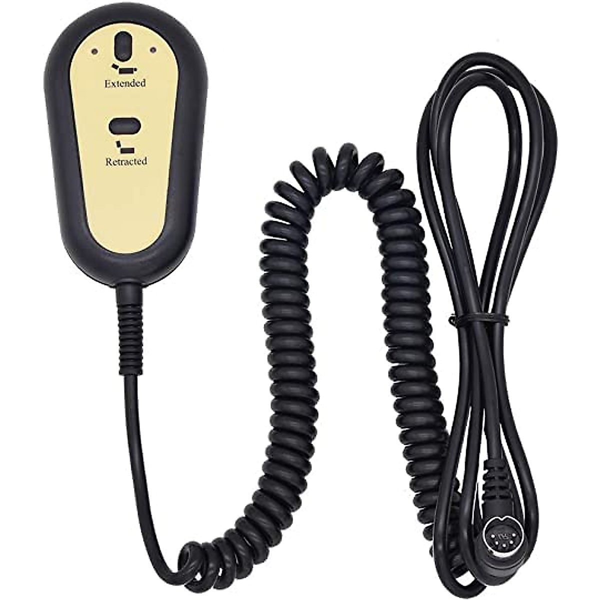 IdeaEuropa 2 Button Remote Hand Control with 5 pin Plug Replacement for Limoss Dewert Okin Power Recliner Lift Chairs