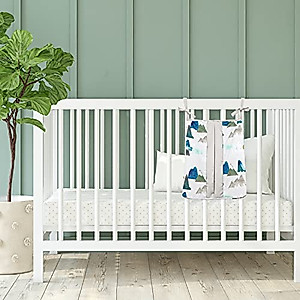 TANOFAR Baby Blankets & Diaper Organizer Stackers, 30 x 40 Inch Minky Blanket, 2pcs Baby Nursery Diaper Stacker, Mountains