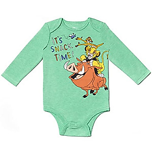 Disney Lion King Infant Baby Boys 5 Pack Bodysuits 3-6 Months