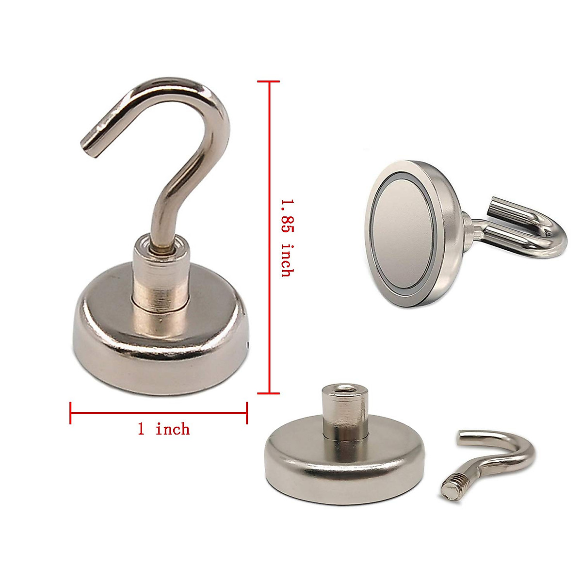 Reliabe1st 26 Feet Yellow Plastic Safety Barrier Chain with 2 Magnetic Hooks and 6 S-Hooks and 6 Carabiner Clips | Caution Security Chain Safety Chain for Crowd Control | Safety Barrier