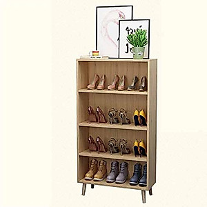 WFHTU Simple Shoe Rack, Simple Multi-layer Assembly, Economical Household Storage Shoe Cabinet, Multifunctional Shoe Rack, Space Saving (Color : D, Size : Large)