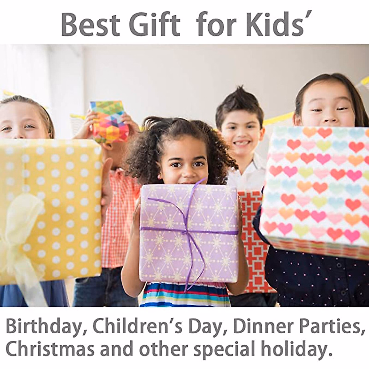 fangyunri Kids Apron with Pocket for Girls Unicorn Rainbow 6-12 Pink Child Art Smock Kitchen Bib Waterproof Toddler Chef Apron Adjustable Neck Strap for Cooking Painting Baking Crafting Art Gardening