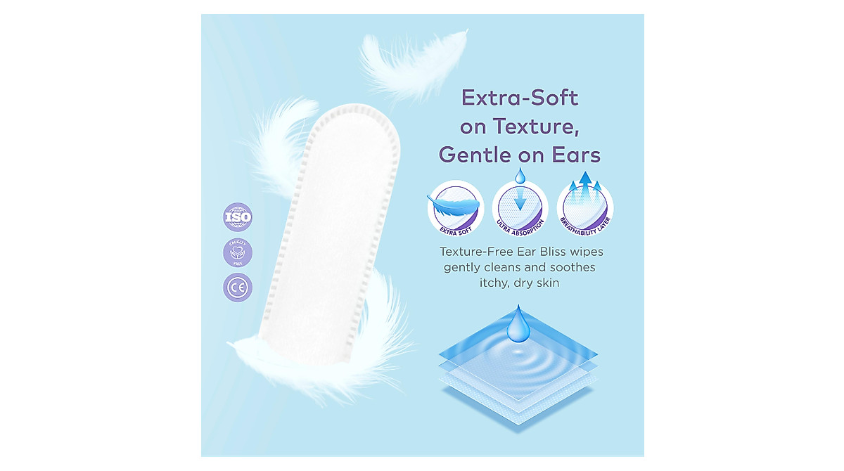 ARCA PET Dog Ear Cleaner Wipes - Healthy & Odor-Free