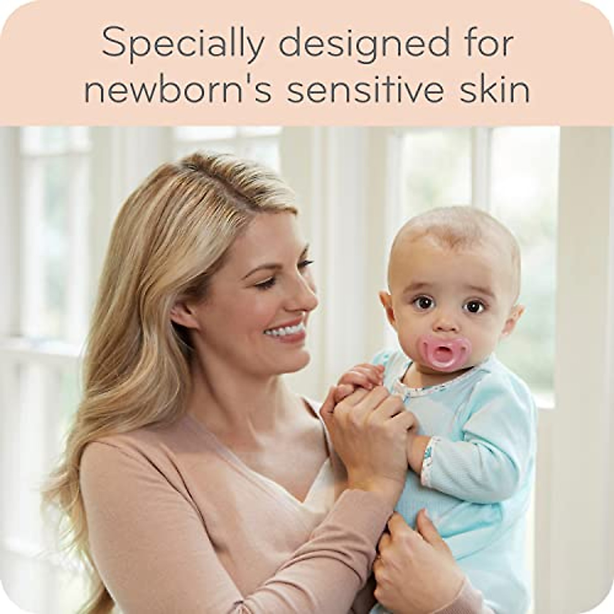 NUK Comfy Orthodontic Pacifiers, Timeless Collection, 6-18 Months, 5 Count