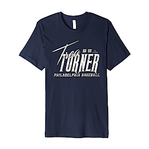 Trea Turner Philadelphia Baseball Rock MLBPA Premium T-Shirt