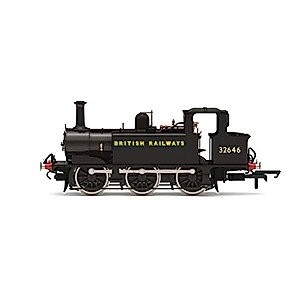 Hornby R30006 Terrier LSWR (Passenger Livery) No. 735 Steam Locomotive, Black