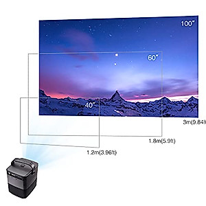 HoliScapes LED HD Portable Video Projector