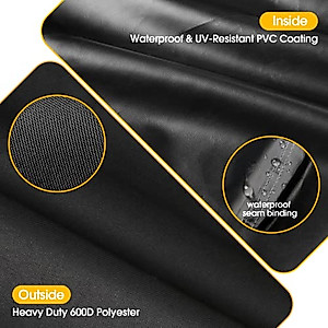 Jungda Grill Cover for Blackstone 1555 Tailgater Gas Grill and Griddle Combo,Outdoor Waterproof Heavy Duty 600D Griddle Cover