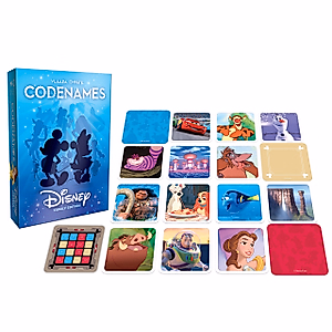 Codenames Family Edition | Best Family Board Game for All Ages | Featuring Disney Characters and Artwork | 2+ Player Board Game | Perfect for Disney Fans