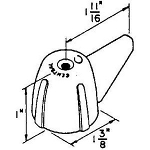 Danco Central Brass Pair of Faucet Handles, Chrome, 80401
