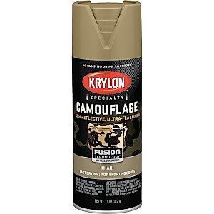 11 oz Krylon K04291777 Fusion For Plastic Khaki Spray Paint Camouflage