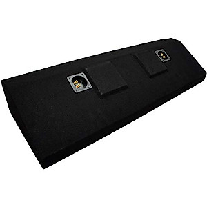 Compatible with 2015-UP Chevy Colorado Crew Cab Truck Dual 10" Sub Box Subwoofer Enclosure New