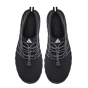 Limberun Water Shoes for Women Men Swim Shoes Beach Shoes Women Men Pool Shoes for Women Water Shoes Stay Comfortable and Protected with Water Shoes Men's Water Shoes Black 11W/10M