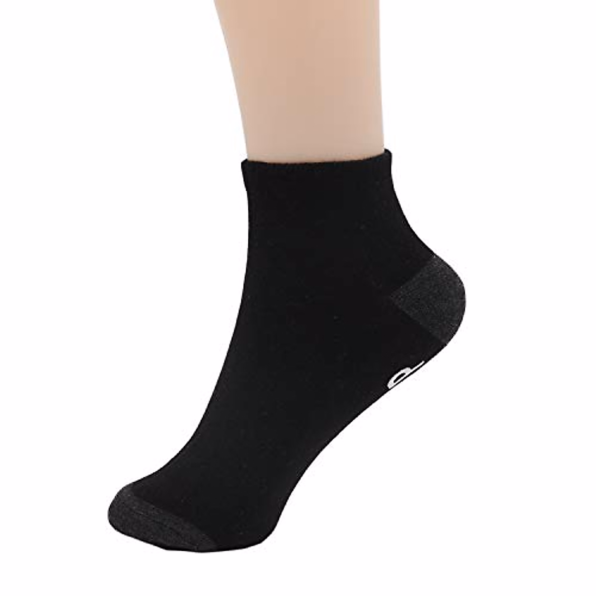 Salamola "I am NOT asleep,I am resting my eyes" Funny Socks Novelty Cotton Socks (1 pair White &1 pair Black)