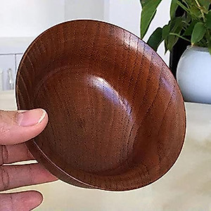 BYNNIX Log Small Wine Glass Solid Wooden Handmade Water Cup Jujube Wooden Retro Wood Teacup Milk Tea Cups Coffee Mugs Wine Cups Wood Milk Mugs For Adults