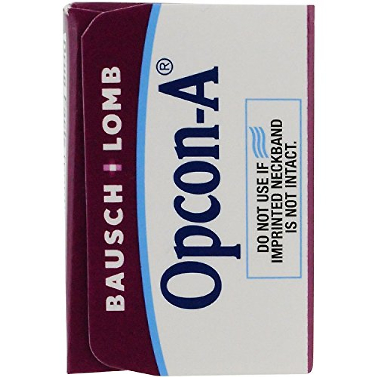 Bausch and Lomb Opcon-A Eye Allergy Relief Drops, Travel Size 0.5 FL OZ (15 ml) - Pack of 6
