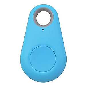 1 Pieces Smart Trackable Key Finders! Pet Locator Keychains GPS Tracking Devices! Bluetooth Smartphone Keychain Alarms! Anti-Lost Tag Alarms for Kids Pets Cats Dogs Backpacks! (Blue)