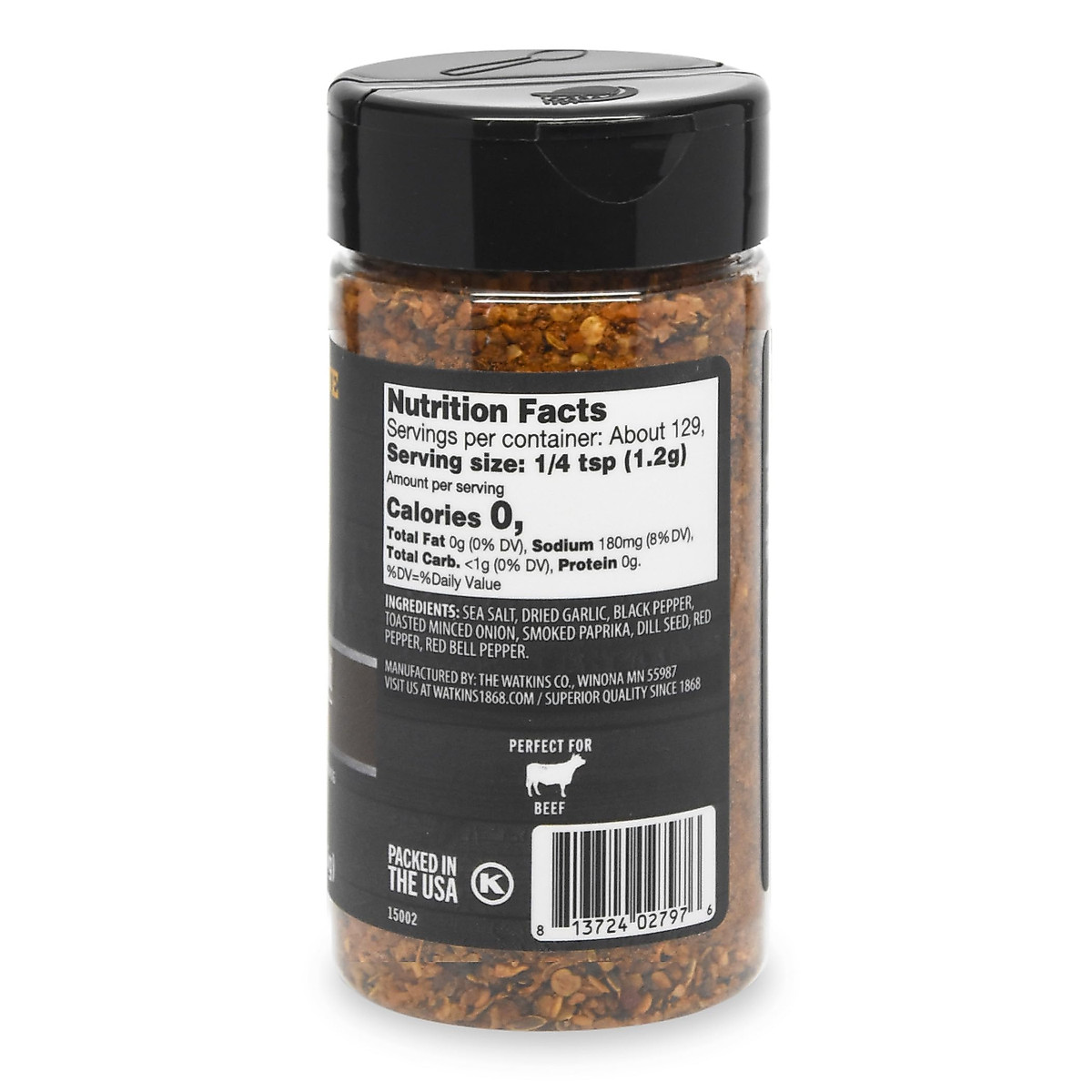 Yellowstone Cattleman Steak Seasoning and Rub, 5.4oz