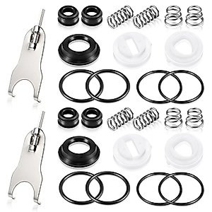 Dreyoo 2 Pack Kitchen Faucet Repair Kit, Compatible with Delta/Peerless Faucet RP3614 Single Handle Faucets #70 and #212 Ball Faucets, Faucet Replacement Parts, Stainless Steel